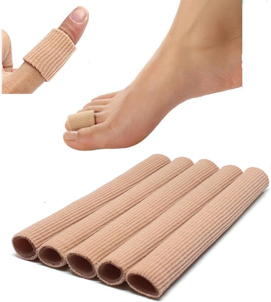 5er Zehenschutz Zehenkappen Soft Exklusiv Silikon Schlauchbandage ...