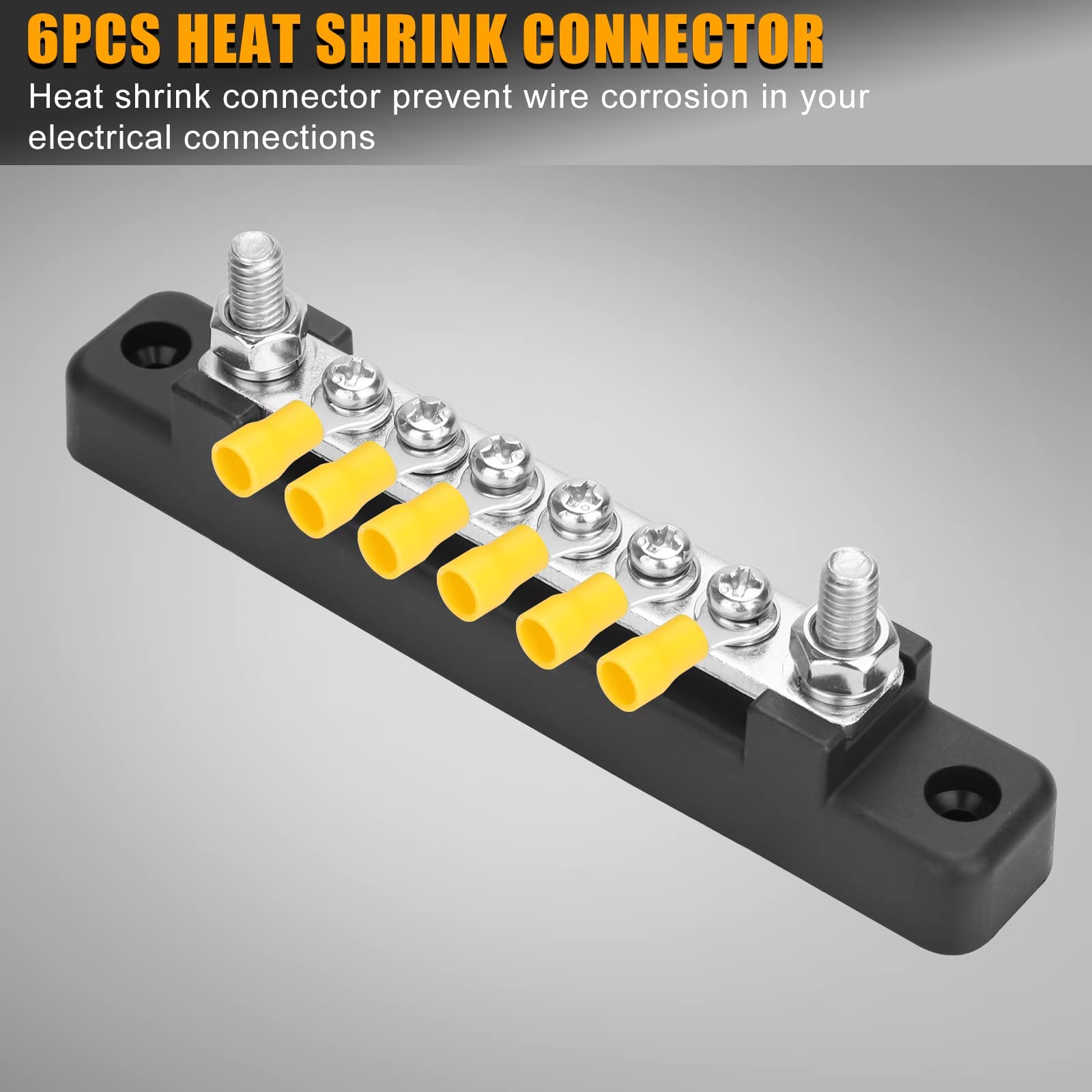 Linkstyle Negative Bus Bar 12V, Marine Gound BusBar Power Distribution ...