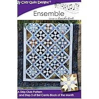 Amazon.com: Ensemble Quilt Pattern by Daniela Stout - Cozy Quilt ...