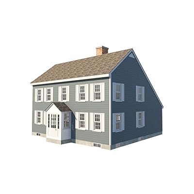 Two Story Colonial Saltbox House Plans for a DIY Philippines | Ubuy