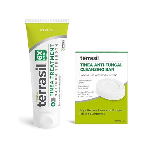 terrasil Tinea Versicolor Treatment Cream + Tinea Soap Kit, 2-Product ...