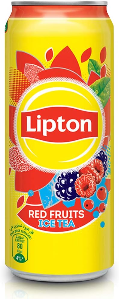 Lipton Liquid Red Fruits Non-Carbonated Iced Tea Drink Can - 320ml ...