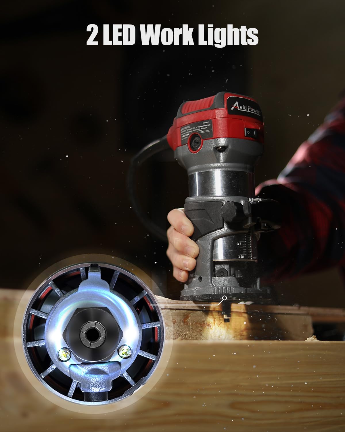 Mua AVID POWER 6.5 Amp 1.25 HP Compact Router Tools for Woodworking ...