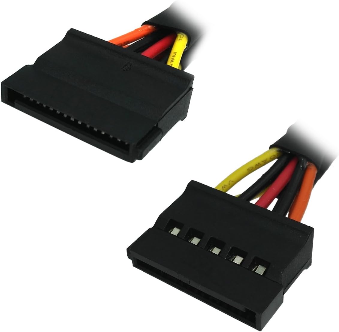 COMeap HDD SATA Power Cable Replacement SATA 15 Pin to Mini 6 Pin ATX ...