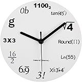 Amazon.com: Timelike Math Clock, Unique Wall Clock Modern Design ...