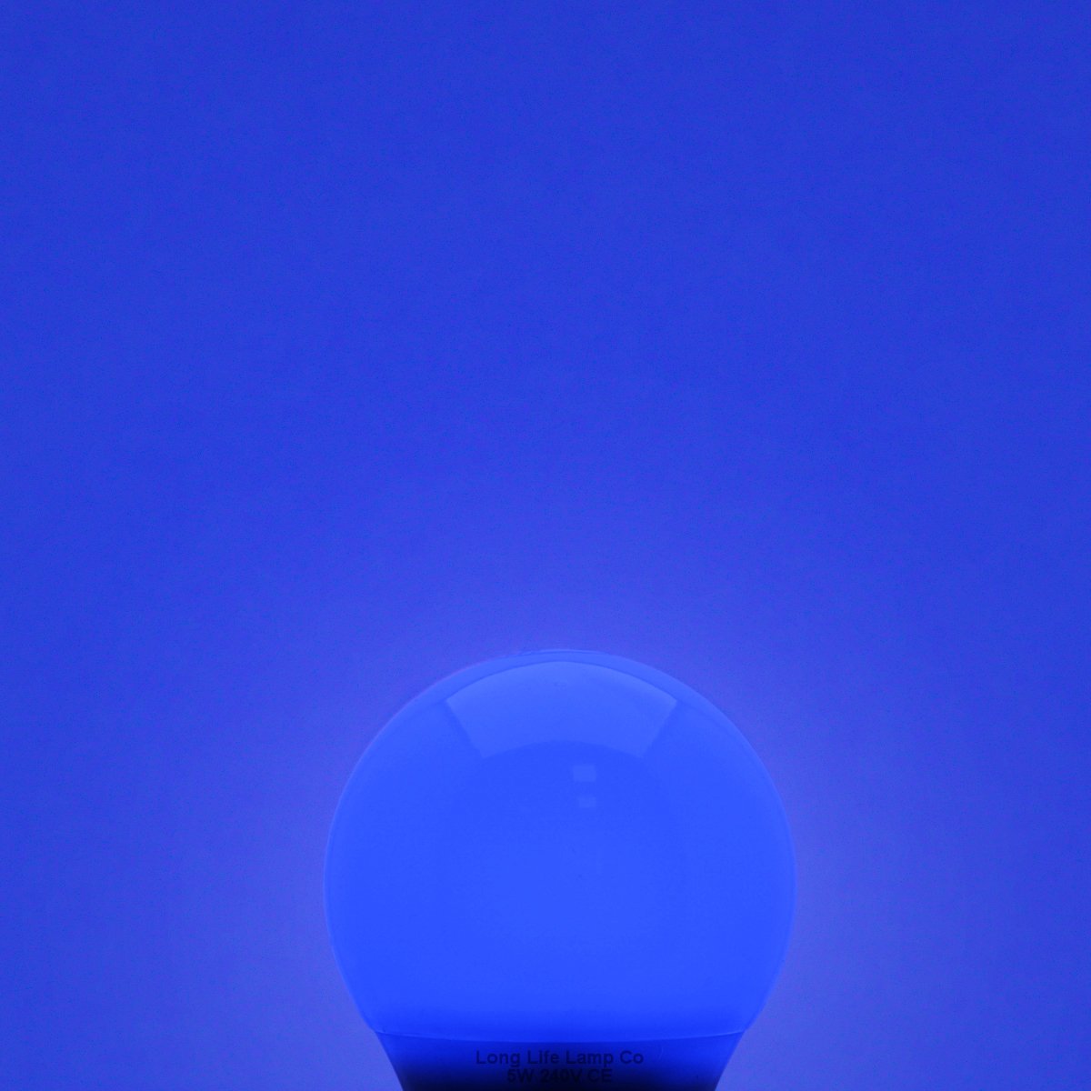 5W LED BLUE GLS Light Bulb B22 Bayonet Very Bright Coloured A60 | eBay
