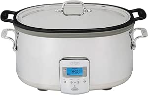 Amazon.com: All-Clad SD700350 Slow Cooker, 7 Quart, Silver: Home & Kitchen