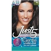Amazon.com : Just 5 Color Rich Black J-40 (3 Pack) : Chemical Hair Dyes ...
