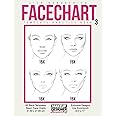Amazon.com: Facechart Template Practice Book 3: Blank Face Chart Makeup ...