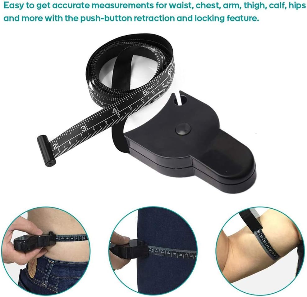 Body Tape Measure 60 inch with Lock Pin and Push Button Body ...