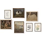 Amazon.com: Vintage Rabbit Poster Print - Spring Easter Bunny Wall Art ...