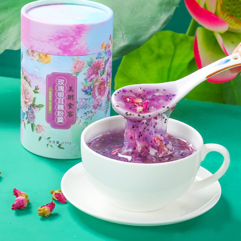 Tremella Instant Lotus Root Starch Soup,nut and Lotus Root Powder Corn ...