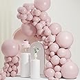 Amazon.com: Scmdoti Dusty Pink Balloons - Different Sizes 18, 12, 10, 5 ...