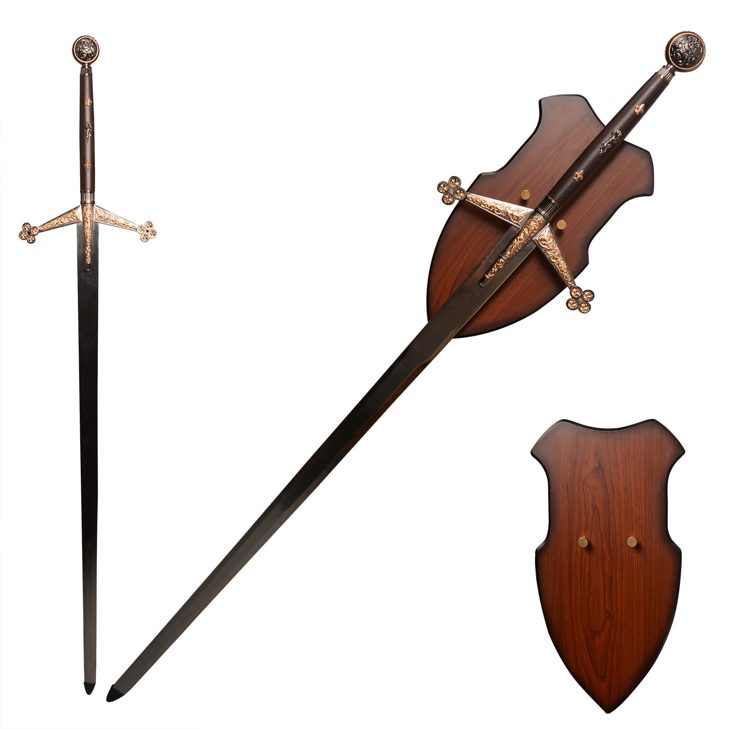 COSWOR 55" Medieval Stainless Steel Royal Scottish Claymore Highland ...