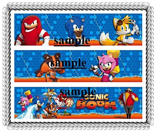 Sonic The Hedgehog Boom Designer Strips Edible Cake Border Design ...