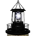 Solar Lighthouse Rotating Light - 360 Degree Light Houses Lamp For Yard ...