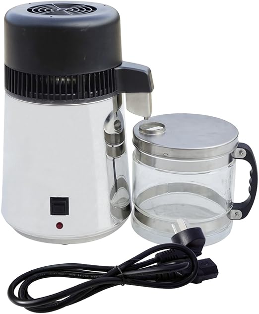 Amazon.com: ECO-WORTHY 4L Stainless Steel Countertop Water Distiller ...