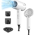 Amazon.com : SHRATE Lightweight Ionic Hair Dryer with Diffuser - Powerful 1800W Blow Dryer for ...