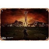 Amazon.com: Clilsiatm Fallout New Vegas Game Poster Video Game Tin ...