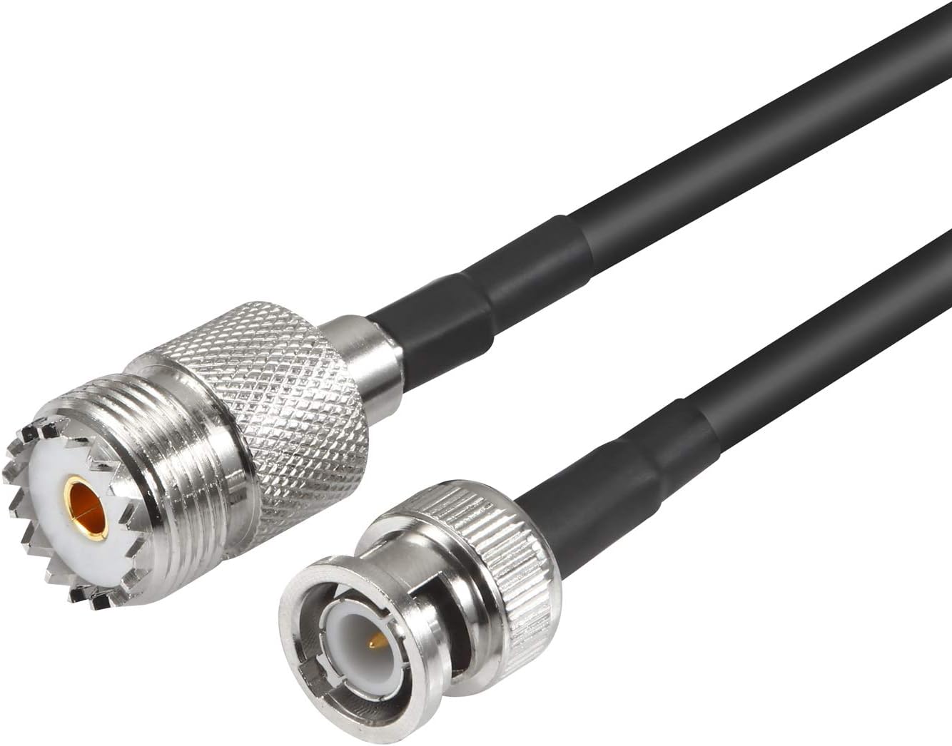 Amazon.com: MWRF Source BNC Male to SO239 RG58 Cable (20 Inches); UHF ...