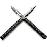 Amazon.com : Interlocking Throwing Knives Baton Set of 2 with Sheath ...