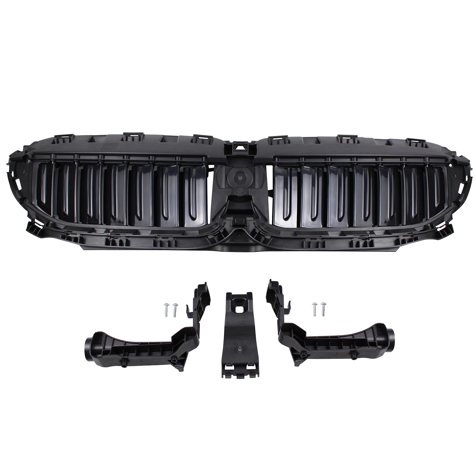 NewYall Front Upper Radiator Grille Active Shutter with Motor for BMW ...