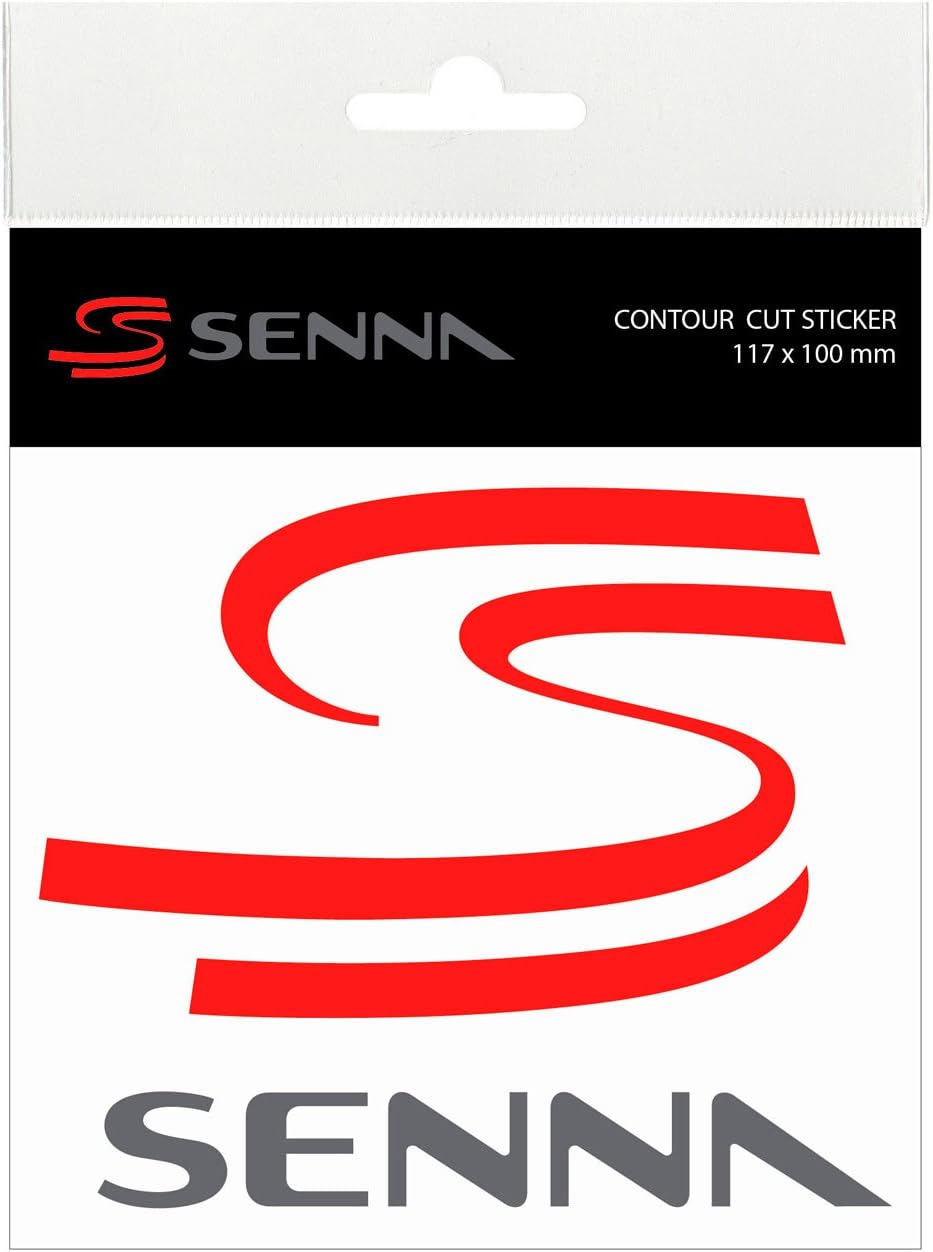 Pegatina / Pegatinas Ayrton Senna Doble S, Aprox. 117 x 100 mm: Amazon ...