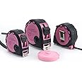 Lichamp Pink Tape Measure 4 Pack, 10ft 16ft 25ft Tape Measure Set with ...