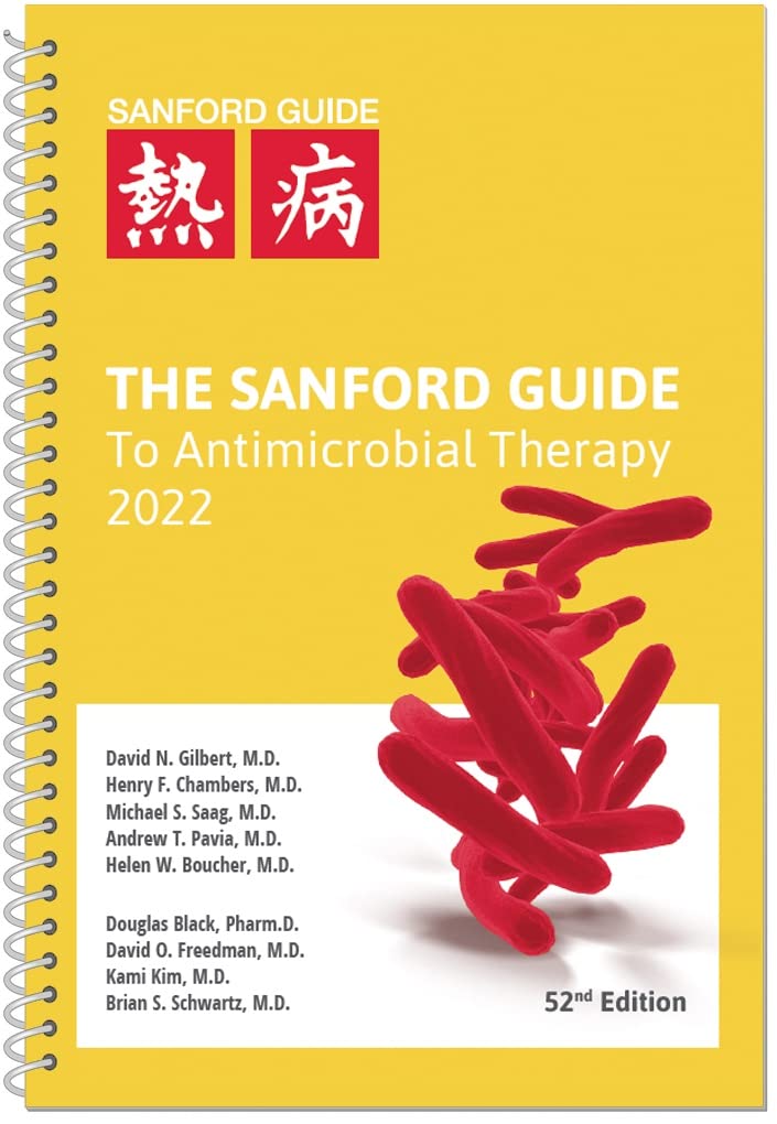 Mua The Sanford Guide to Antimicrobial Therapy 2022 (Spiral Edition ...
