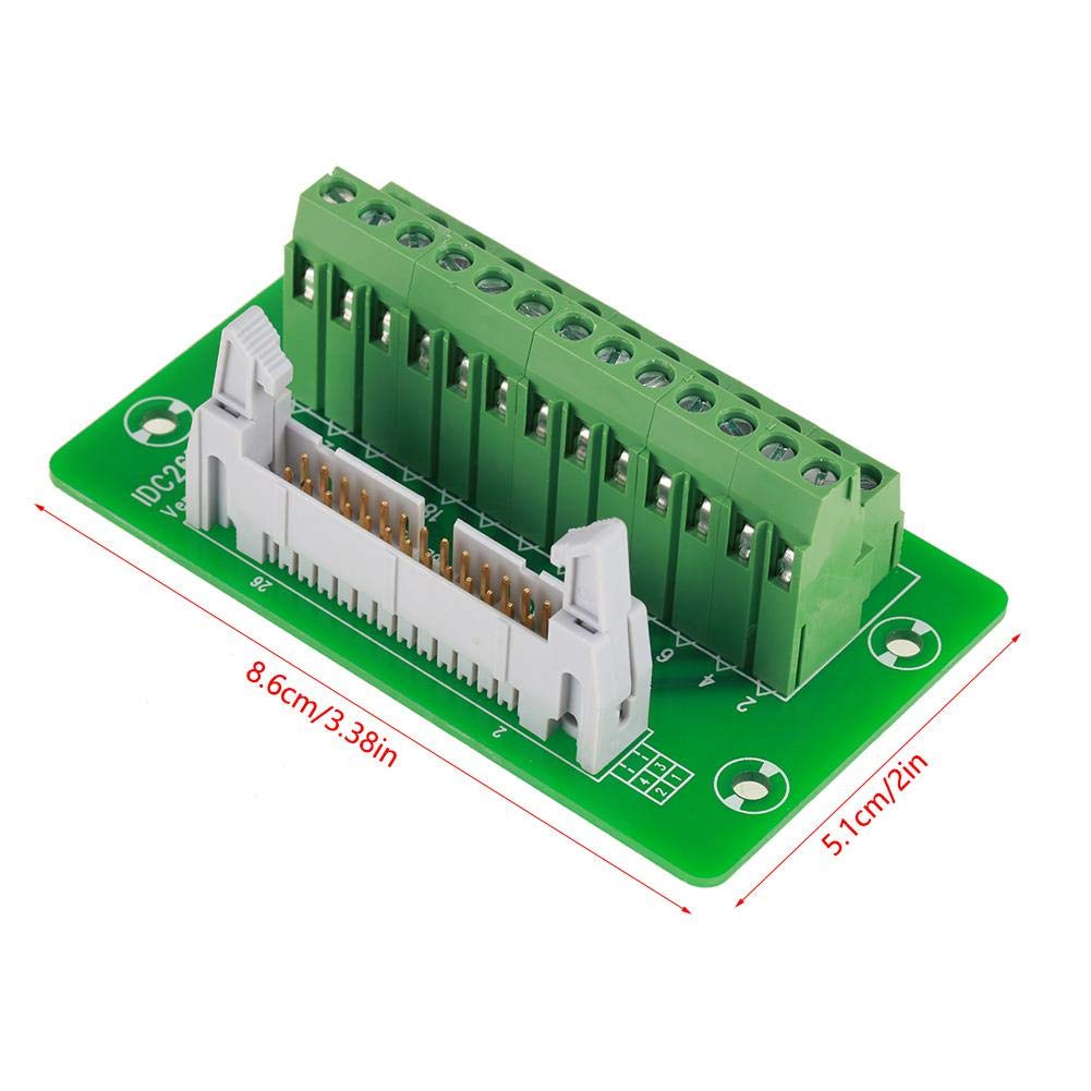IDC26P DIN Rail Male Breakout Board Connector 5mm 26 Pin Interface ...