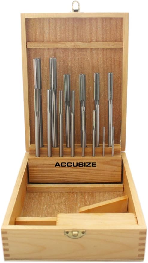 Accusize Industrial Tools 14 pc Over and Under Size H.S.S. Chucking ...