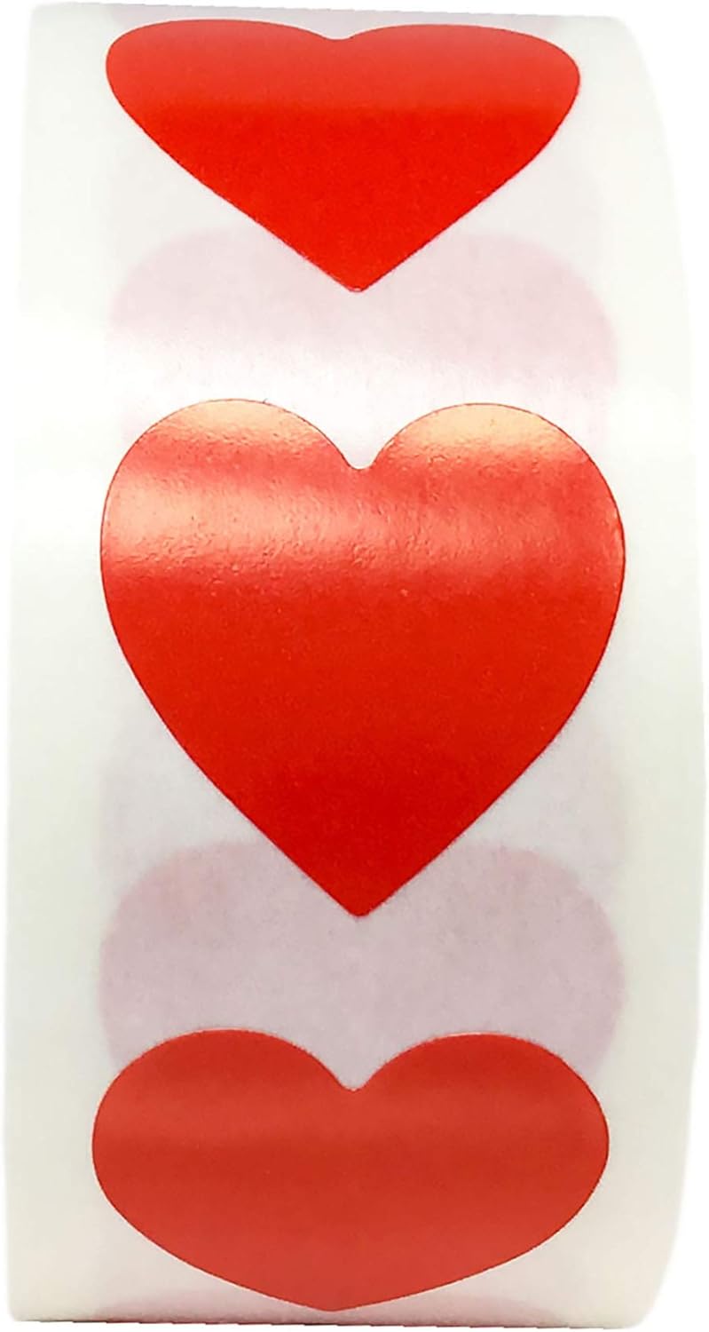 Amazon.com : Red Heart Stickers Valentine's Day Crafting Scrapbooking 0 ...