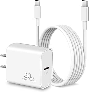 Amazon.com: 30W USB C Fast Charger for Apple MacBook Air 13/12 inch M1 ...