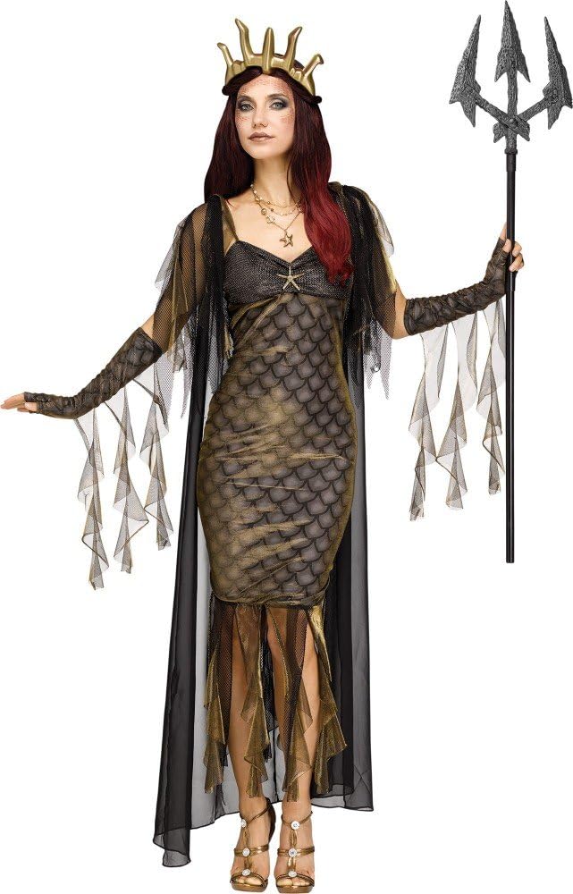 shoperama Queen of the Sea Poseidon Women’s Costume Mythology Goddess ...