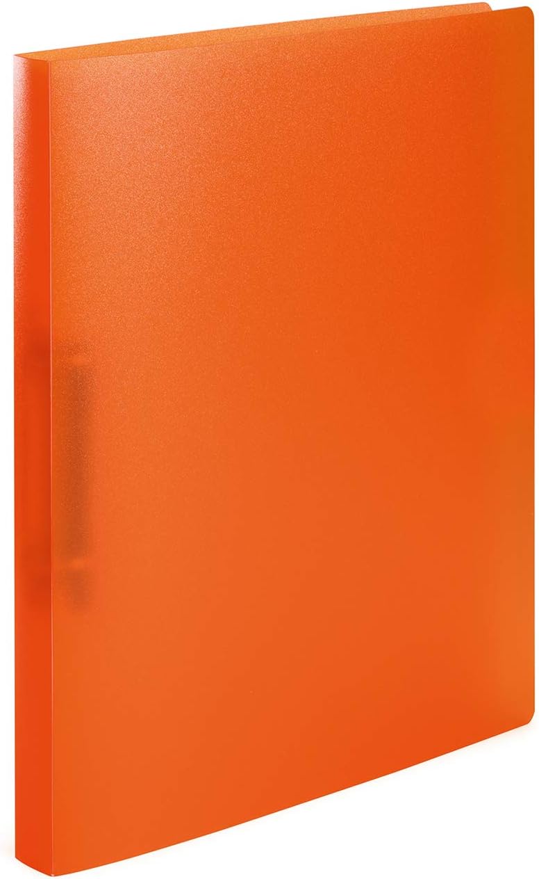 HERMA Ring Binder Translucent in Orange, A4, 25 mm Spine, Slim 2-Ring ...