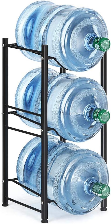 Amazon.com: Water Jug Holder Rack Detachable Stainless Steel, 3-Tier ...