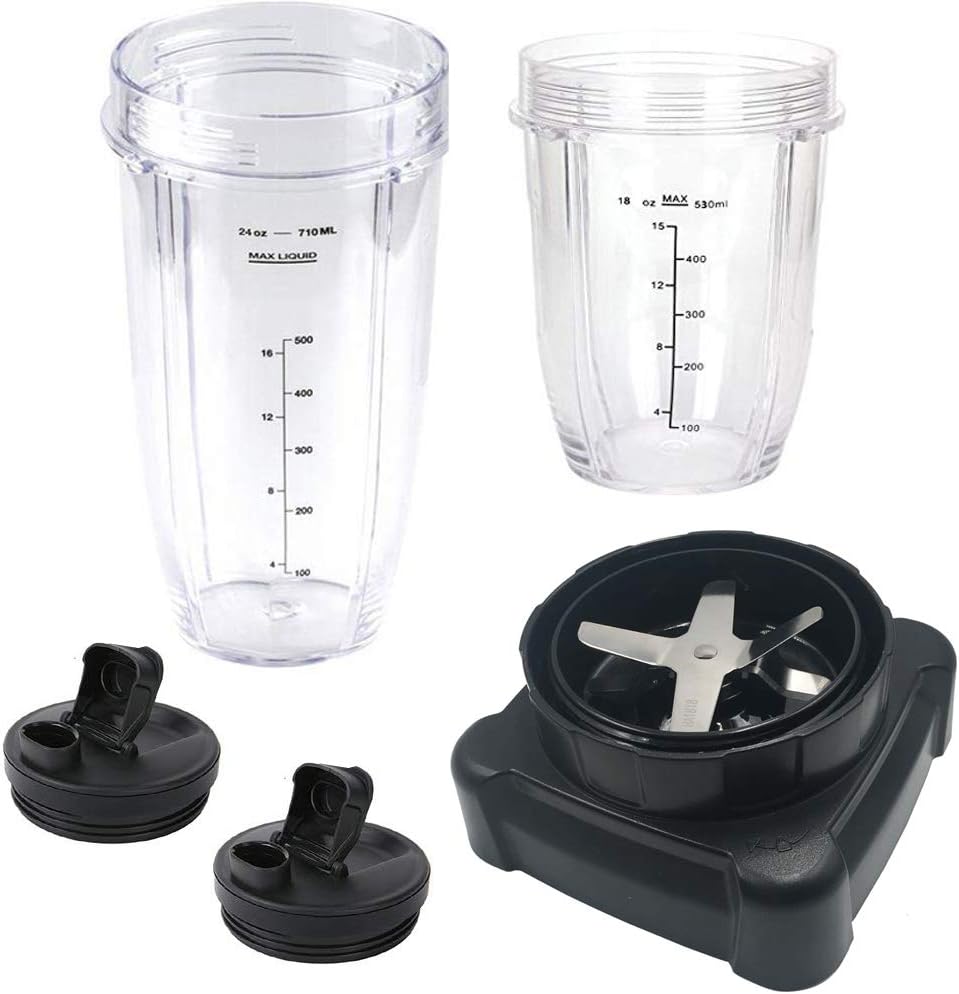 Amazon.com: new style extractor blade with 18oz 24oz cup and spout lid ...