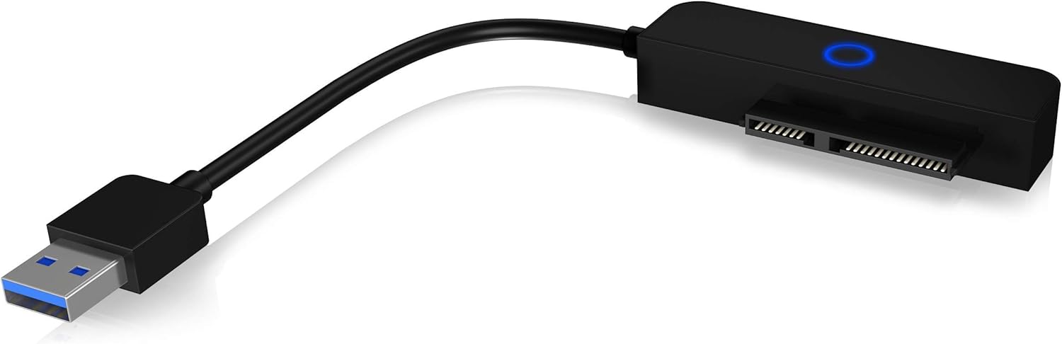 ICY BOX 2.5" SATA to USB Adapter with Cable for SSD and Hard Drive USB ...