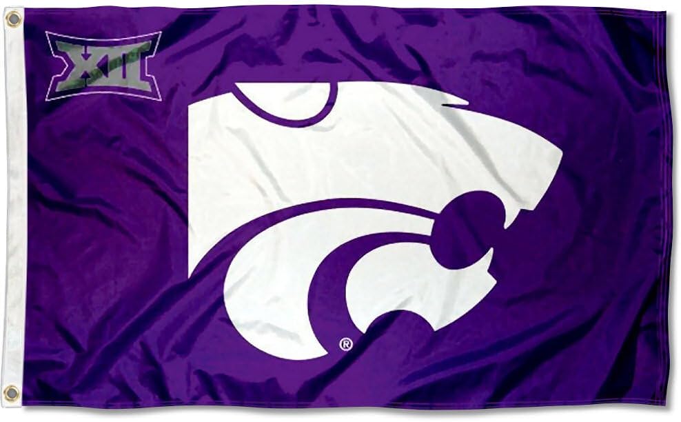 Amazon.com : College Flags & Banners Co. Kansas State Wildcats Big 12 ...