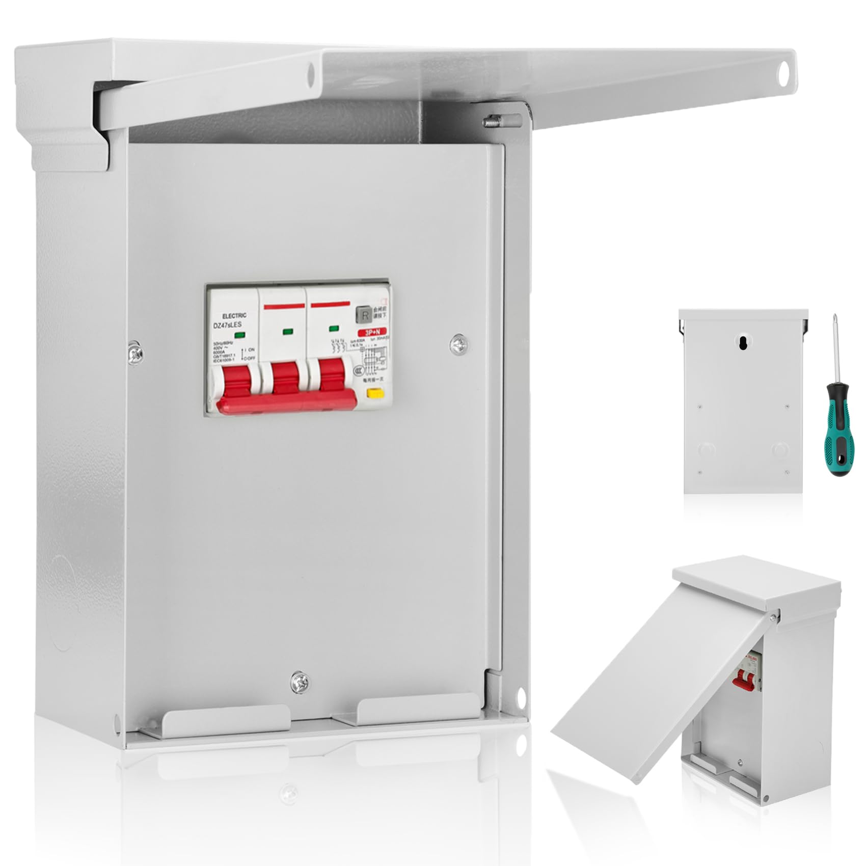 50 Amp Spa Panel with Ground Wire,IP 65 Waterproof,3-Pole 50 Amp GFCI ...