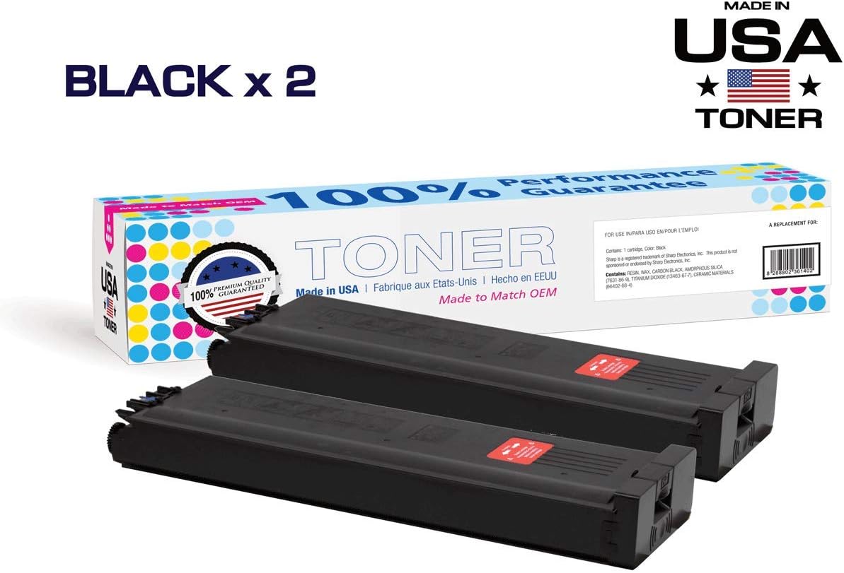 Amazon.com: Made in USA Toner Cartridge Replacement for Sharp MX-50NTBA ...