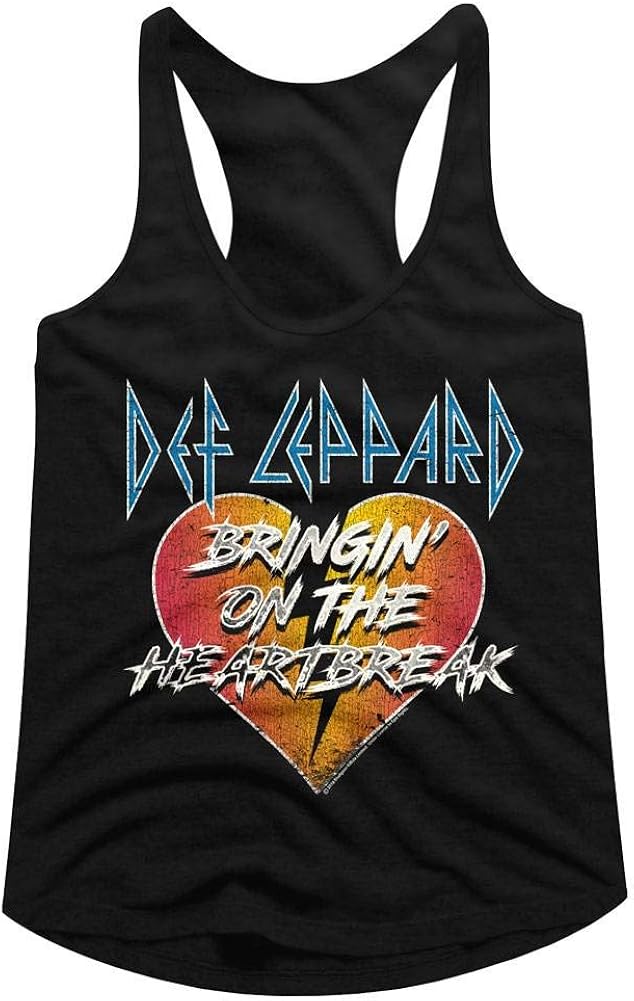 Def Leppard - Womens Bringin Racerback Tank Top : Amazon.co.uk: Clothing