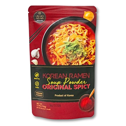 Authentic Korean Ramen Soup Seasoning, Hot and Spicy Flavor Powder ...