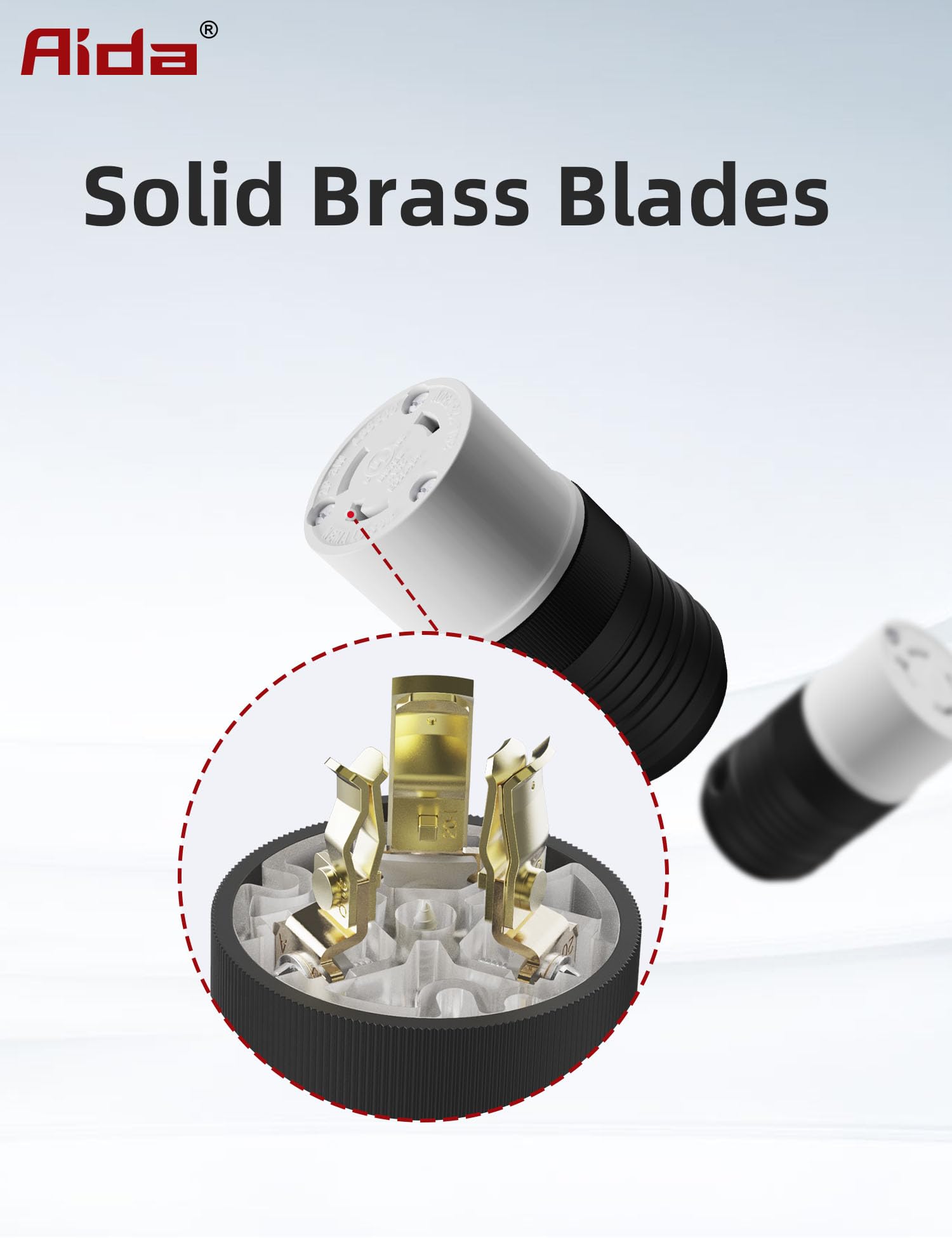 Mua AIDA NEMA L6-30R Locking Connector, Twist Generator Female Connectors, 30 Amp, 250 Volt, 2 ...