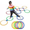 Amazon.com: AMYESE Hopscotch Rings- 11in Hopscotch Game Hoops Circles ...