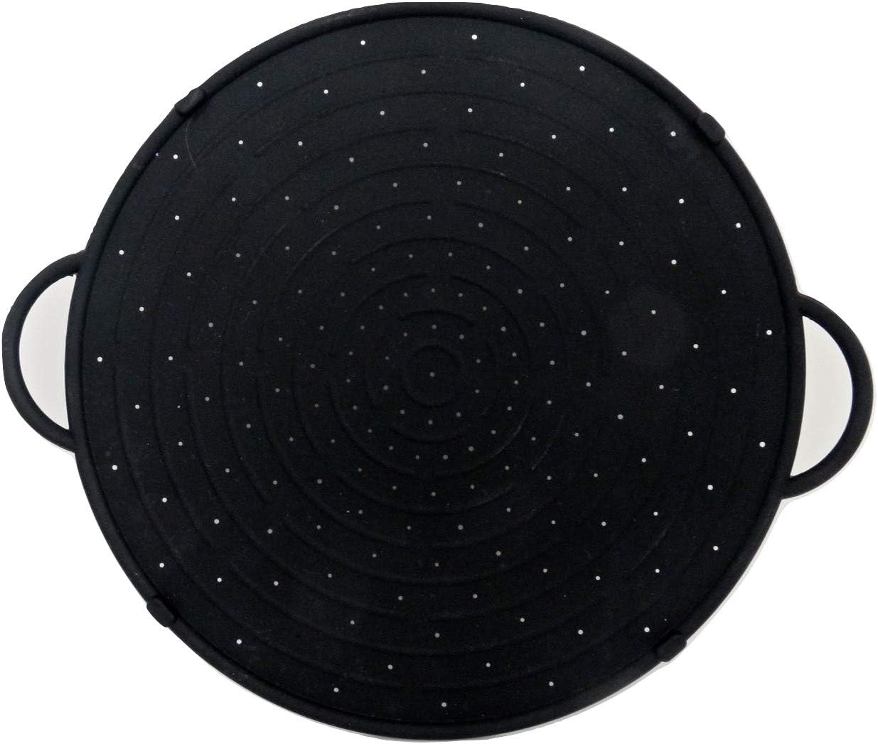 WellBake Large Silicone Splatter Guard/Pizza Tray – Black – 31cm 10 ...