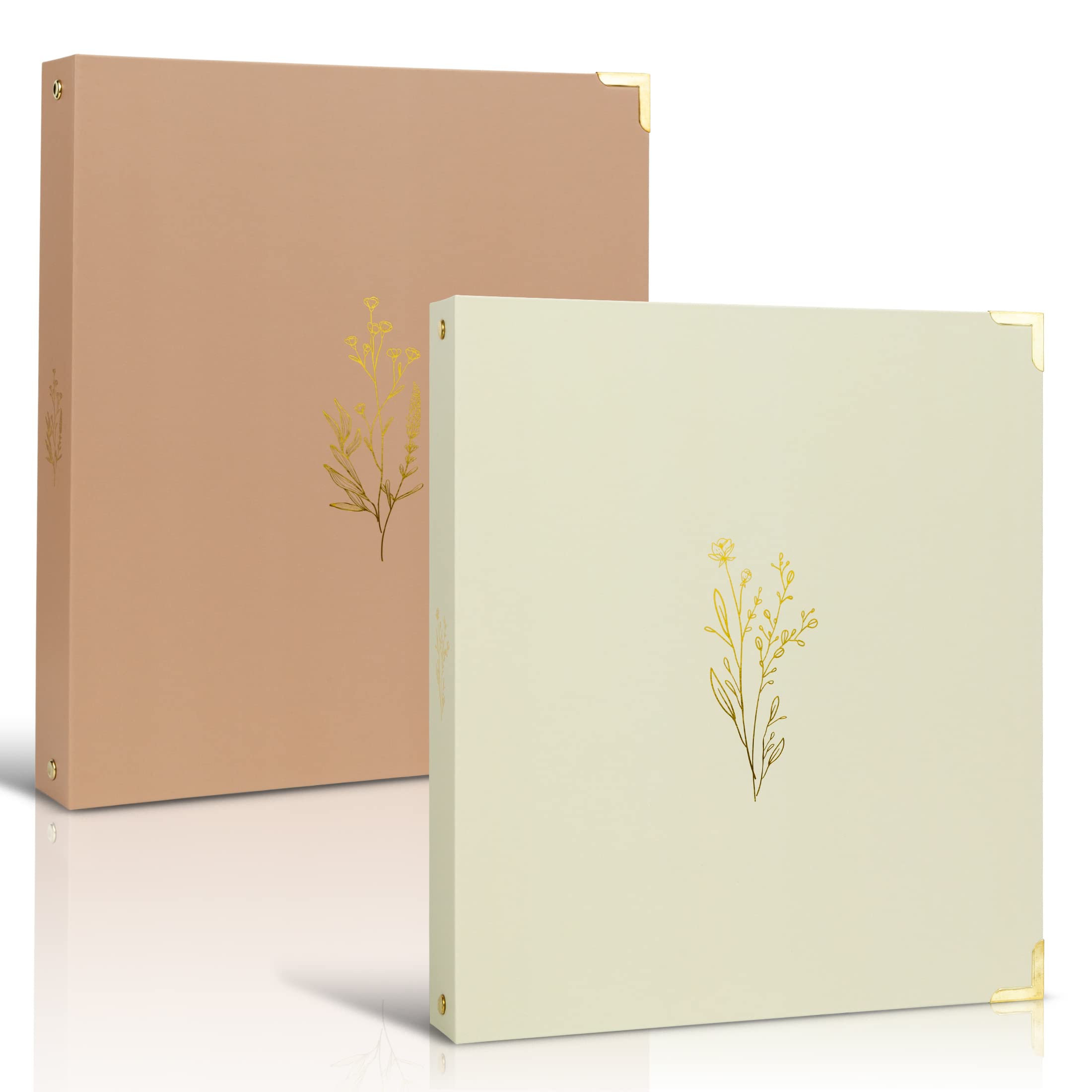 Aesthetic 3 Ring Binder Set of 2 - Sturdy 1 Inch Binder Fits Letter ...
