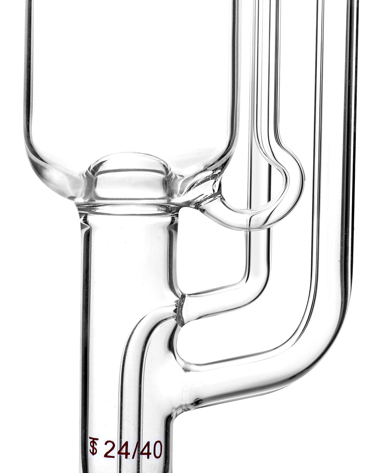 QWORK Glass Soxhlet Extraction Apparatus Set 45/40 With Tube, Lab ...