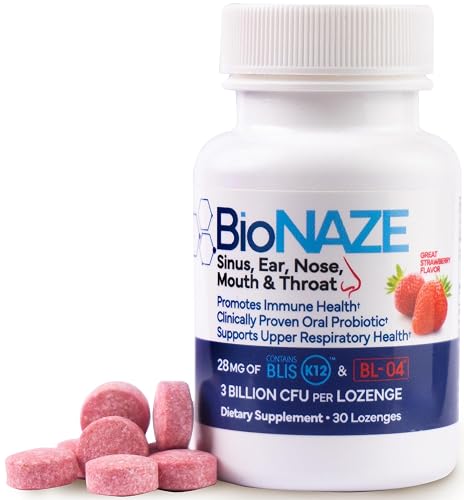 Bionaze Oral Probiotic BLIS K12 & BL-04 for Sinus, Tonsil Stones, Bad ...