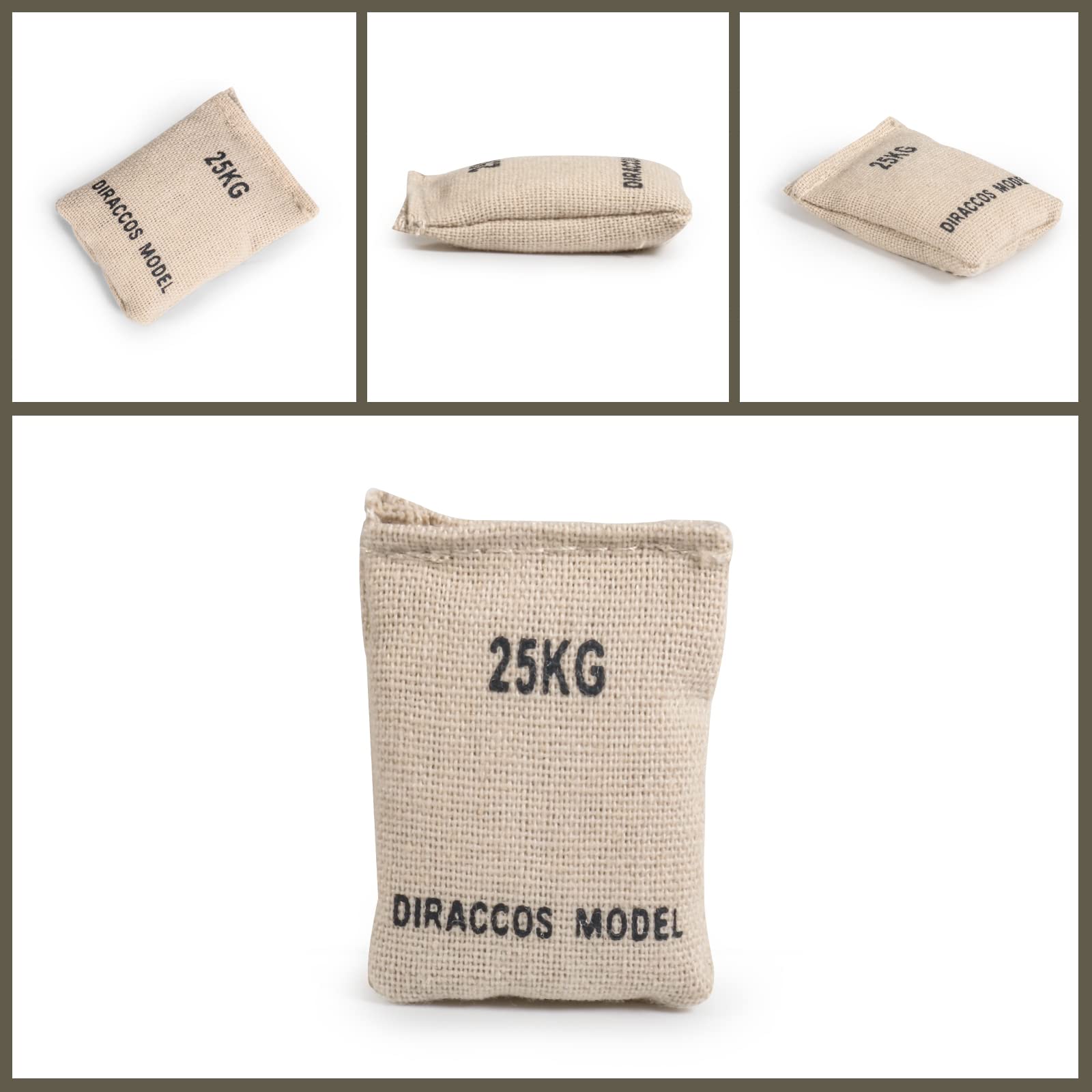 Mua Model Set of 12pcs Handmade 1/16 Scale Sand Bags 1:16 Sandbag Set ...